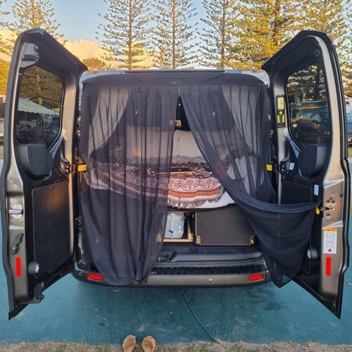 Magnetic Fly Screen for Standard Roof Camper Van Bug Mesh Mosquito Net ...