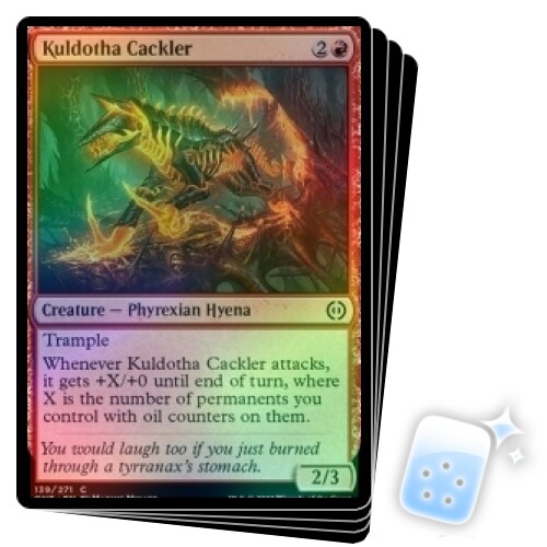 FOIL KULDOTHA CACKLER X4 Phyrexia: All Will Be One ONE Magic MTG MINT ...