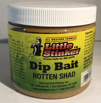 Famous Rare!UNCLE JOSH Little Stinker 'Rotten Shad' Dip 1ea 14oz Jar ...