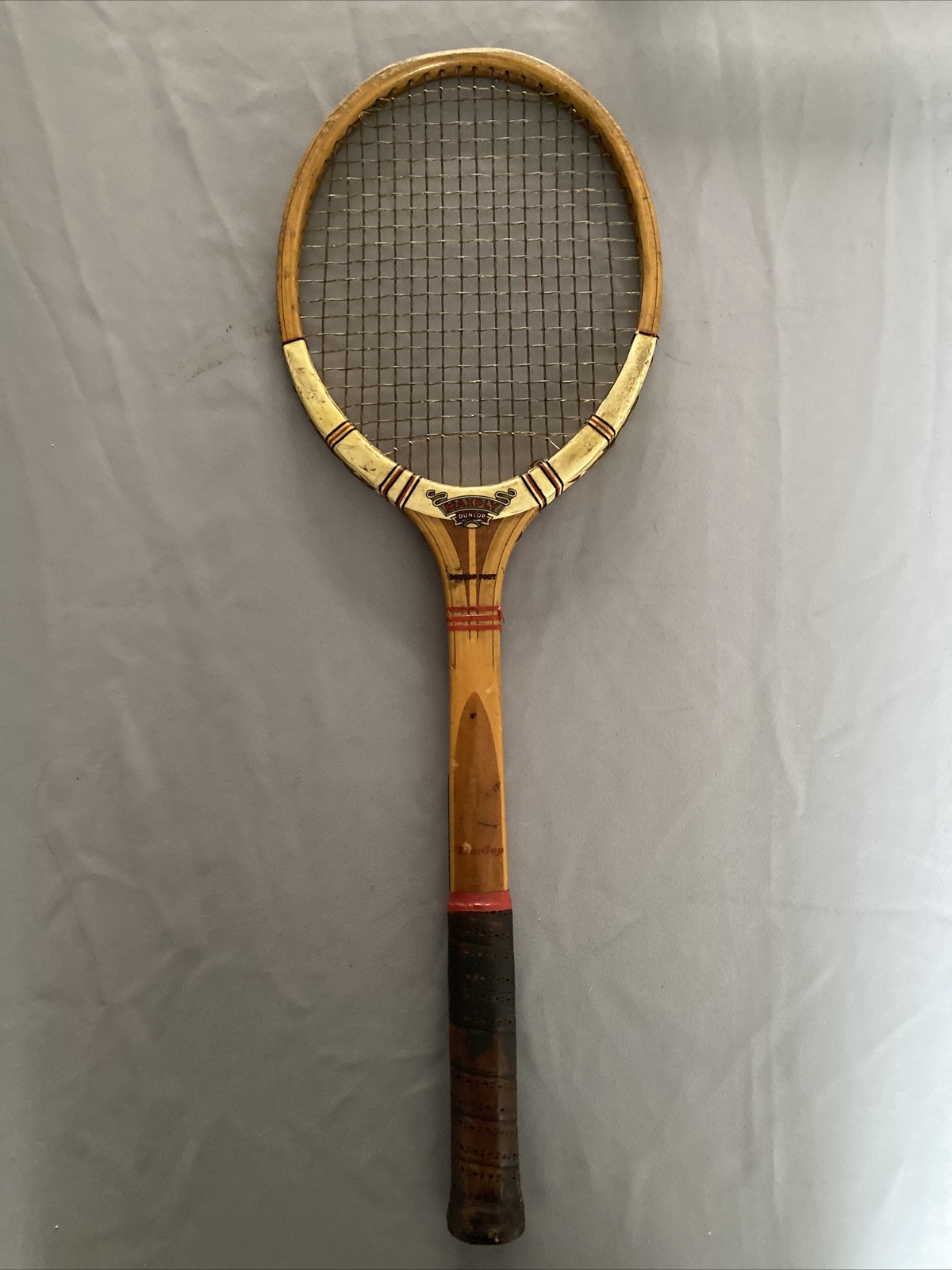 VTG Maxply Dunlop Dunlop Fort Wood Tennis Racquet Light 4 3/8 ENGLAND W ...