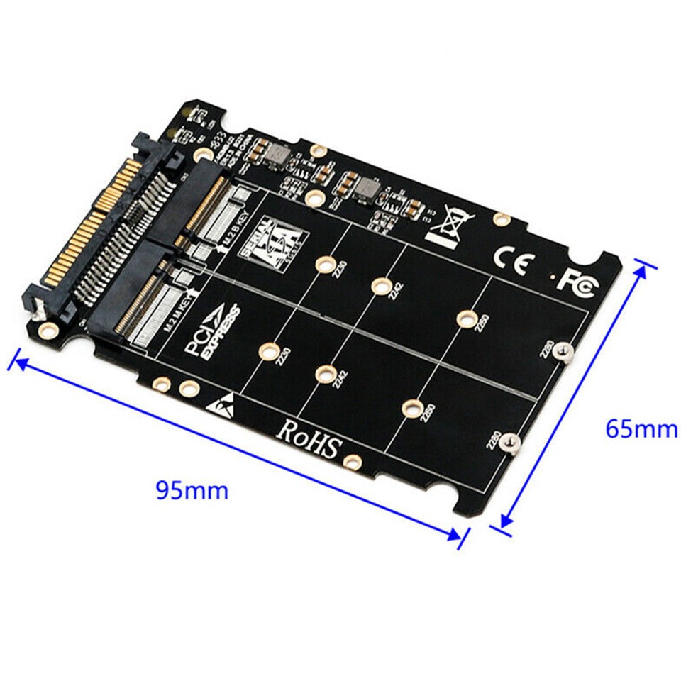 M.2 Ssd To U.2 Adapter 2 In 1 M.2 Nvme And Sata-Bus Ngff Ssd To U.2 ...