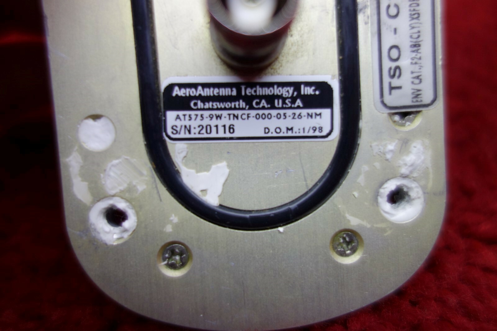 AeroAntenna Technology GPS Antenna PN AT575-9W-TNCF-000-05-26-NM | eBay