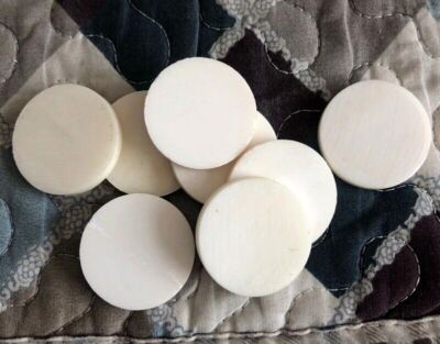 20x Buffalo Bone Blank Round Spacer Separator Coins Craft | eBay