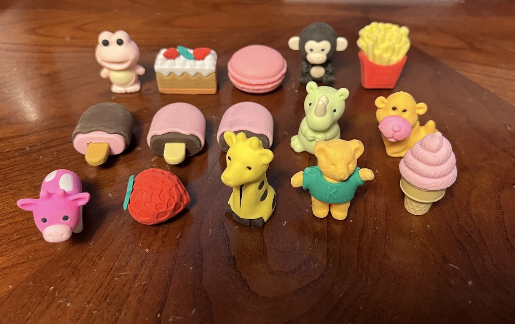 All Japanese Erasers