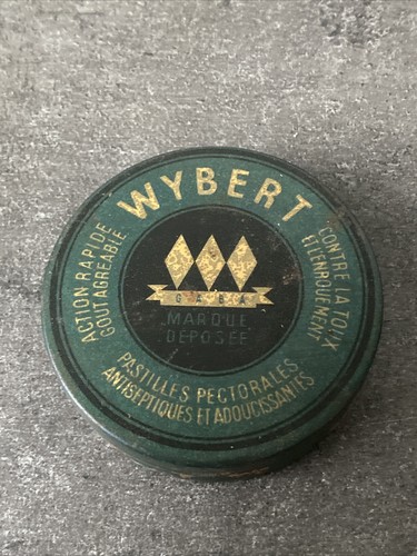 Ancienne Boîte Métal Fer Médicaments Wybert Pastilles Gaba Deco Vintage ...