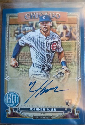 Nico Hoerner 2020 Gypsy Queens Blue GQA-NH | eBay