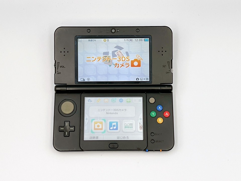 New Nintendo 3DS Console Black Japan Model Tested Please Read {Fast ...