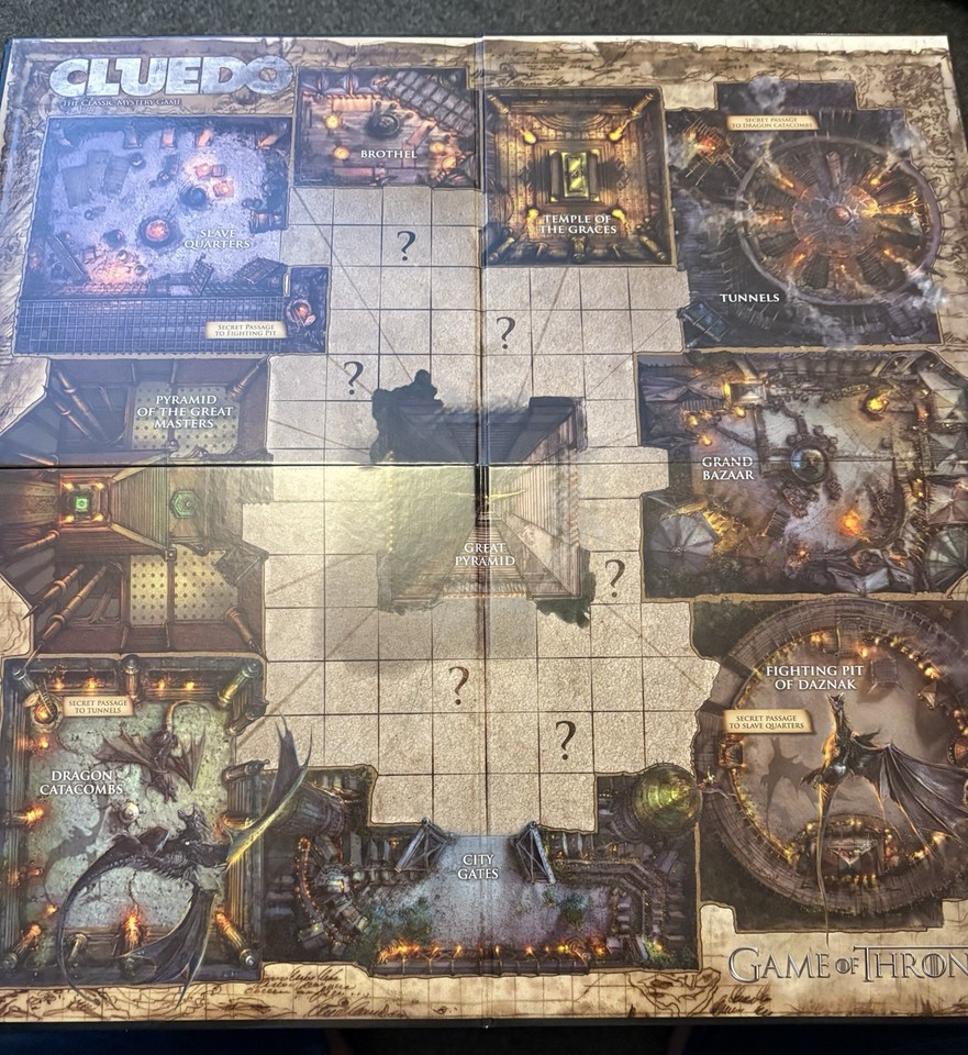 Game of Thrones Cluedo - 100% Complete - Great Condition, great price ...