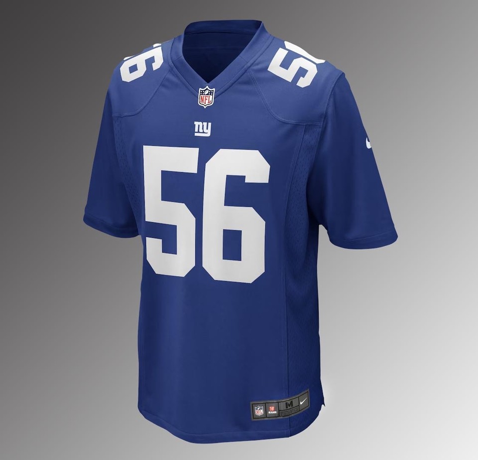 Nike New York Giants Lawrence Taylor Royal Blue Jersey Men Size Medium ...