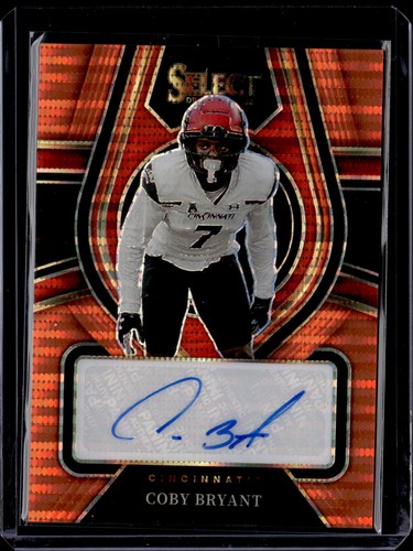 Coby Bryant 2022 Select Draft Picks Rookie Signatures Orange Pulsar ...