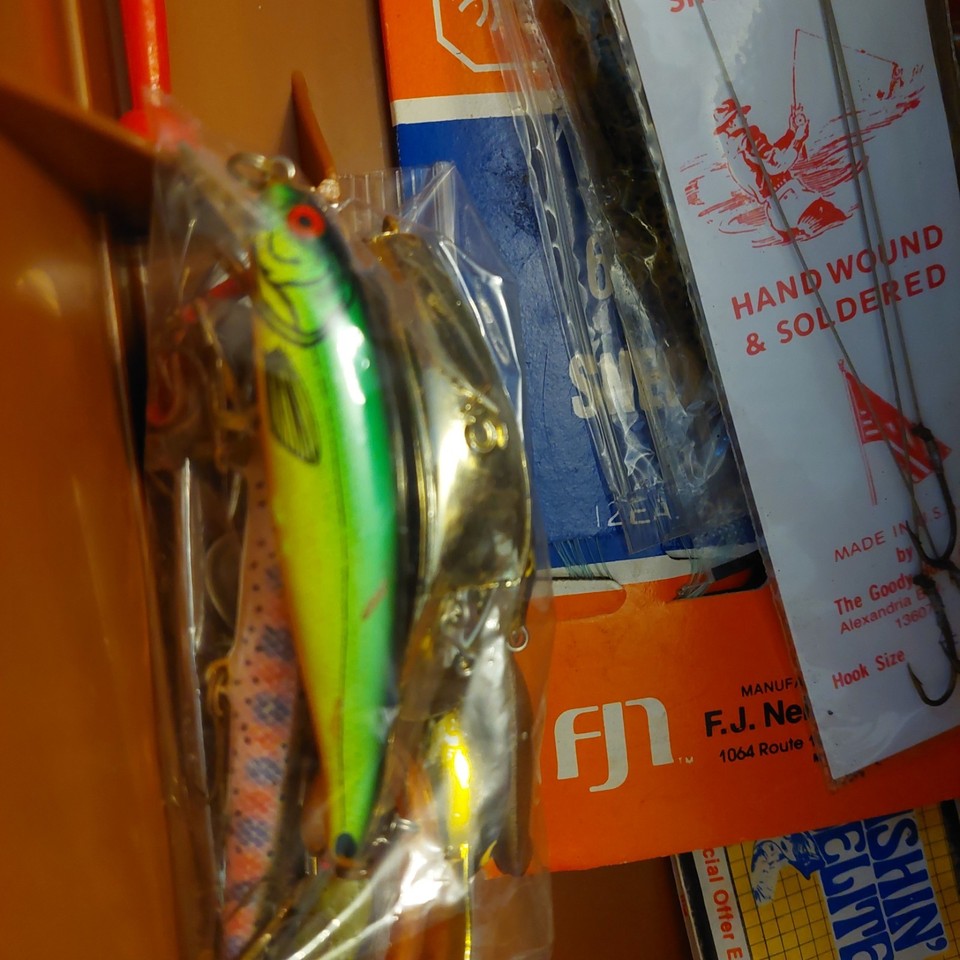 Vintage Plano Fishing Tackle Box 6303 w 3 Tier Fold Out Tray Full Of ...