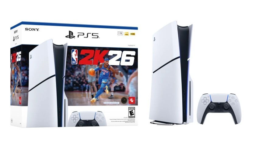 Sony PlayStation 5 NBA 2K26 Disc Bundle Console PS5 - 1TB - Wireless ...