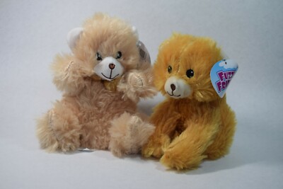 Fuzzy Friends Plush Teddy Bears 8” Lot Of 2 New With Tags | eBay
