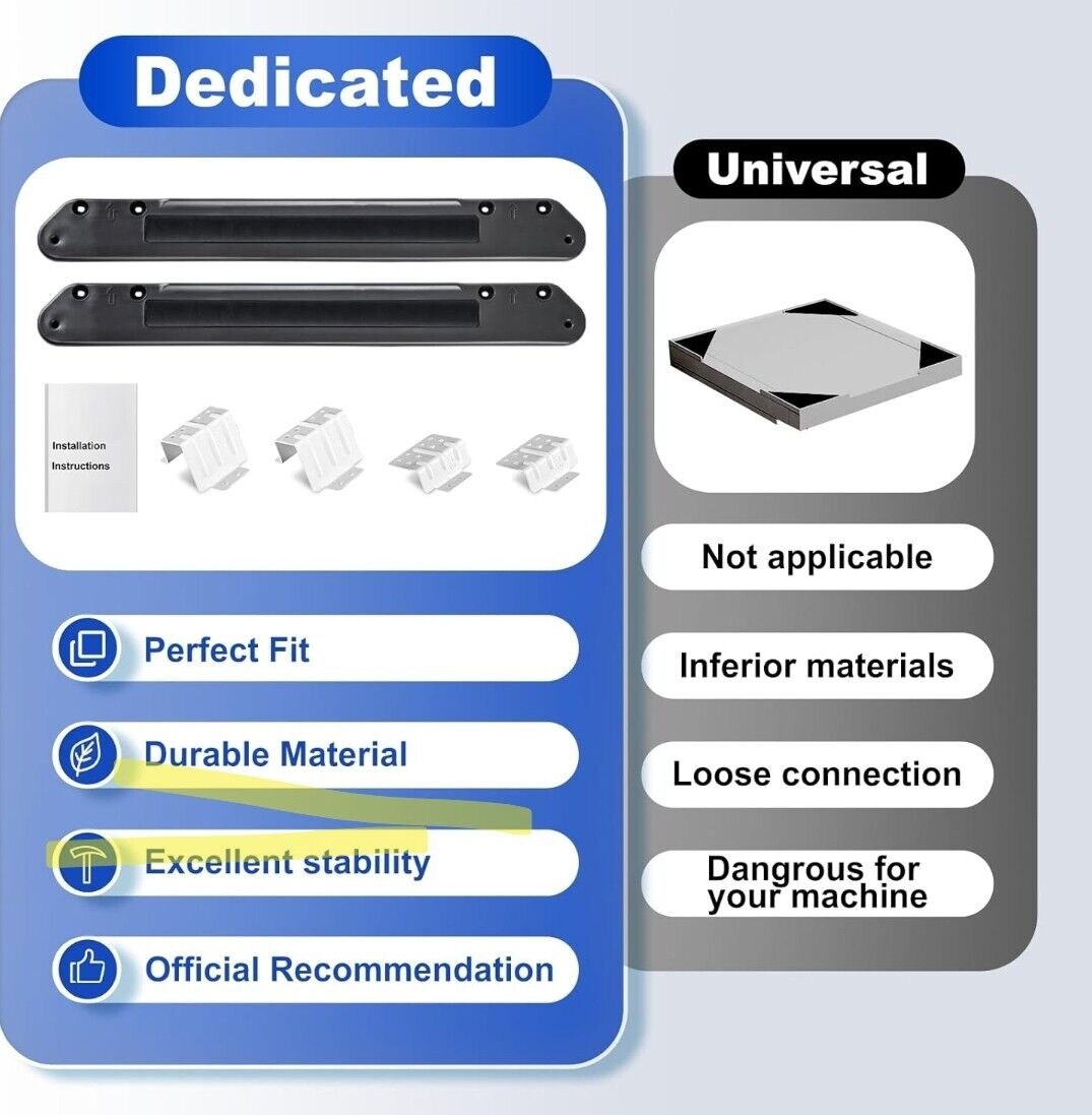 GFA28KITN Stacking Kit for GE 28"W Washer Dryer Stack Bracket Kit ...