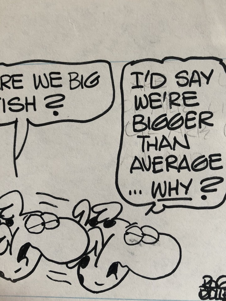 Animal Crackers Comic Strip Rog Bollen Original Strip Big Fish Ocean ...