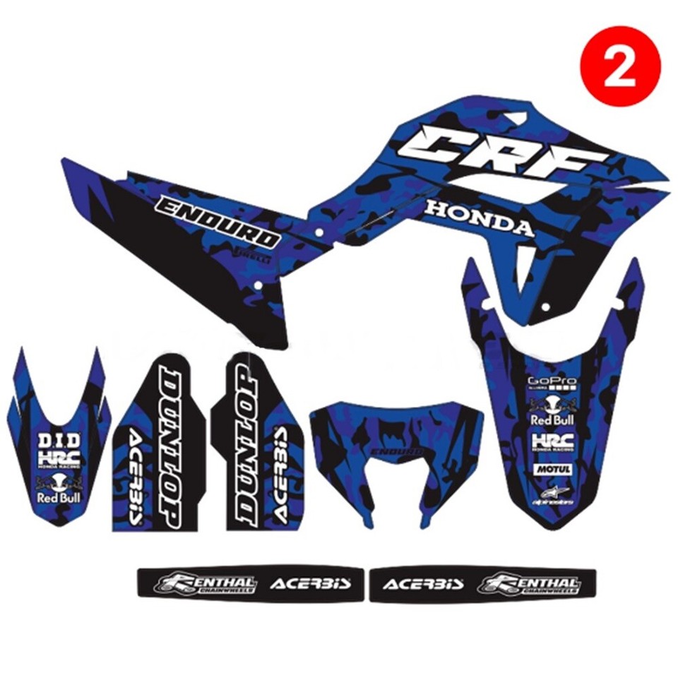 Stickers Decals For Honda CRF300L Motocross Graphics Whole Bike Can ...