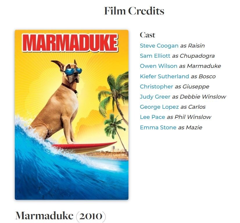 Marmaduke Movie Mazie