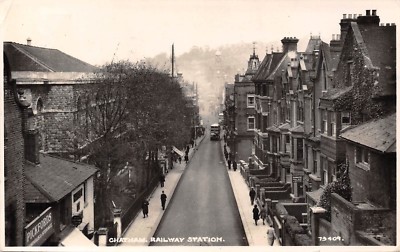 POSTCARD KENT CHATHAM RAILWAY STATION Birds Eye View RP | eBay UK
