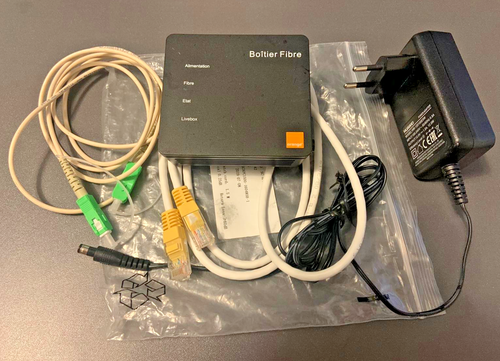 Boitier fibre optique Orange -HG8010H- GPON 📦 COMPLET 📦 - 🚛 Envoi ...