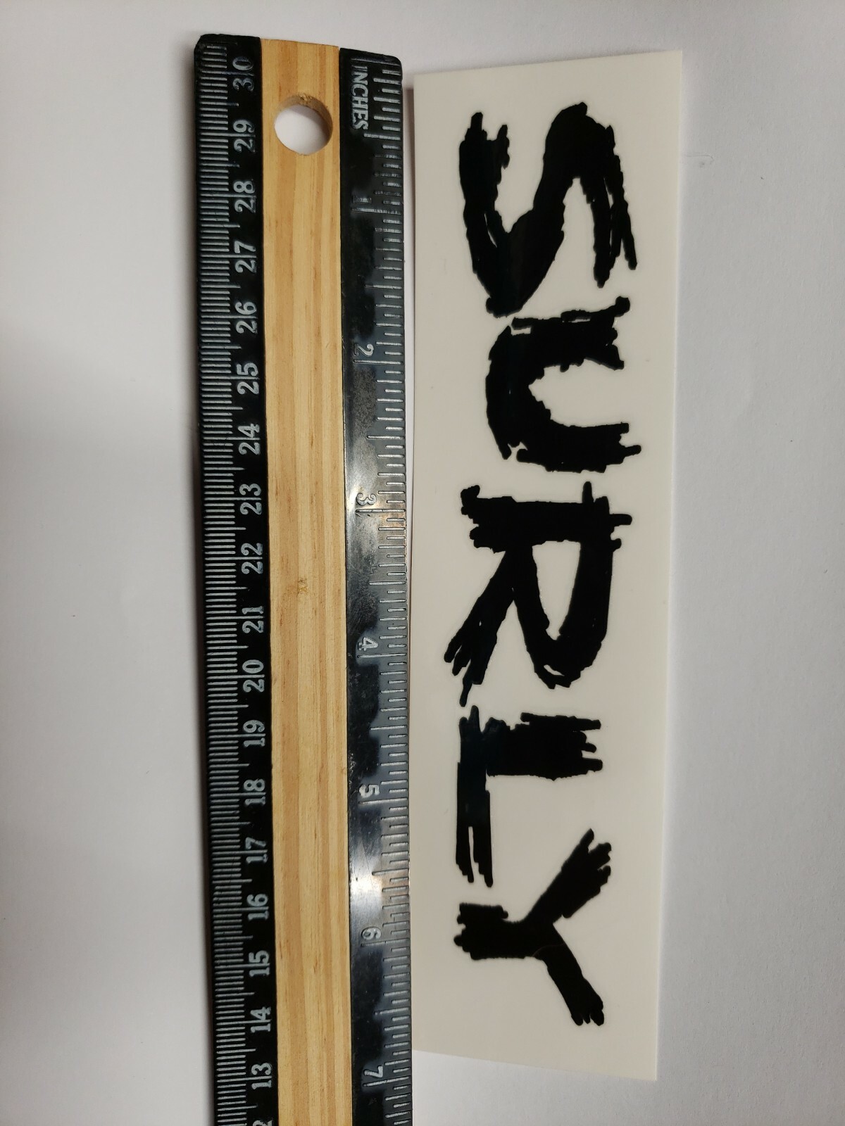 SURLY BIKES - black letters Bike RACING BIKE FRAME STICKER DECAL | eBay