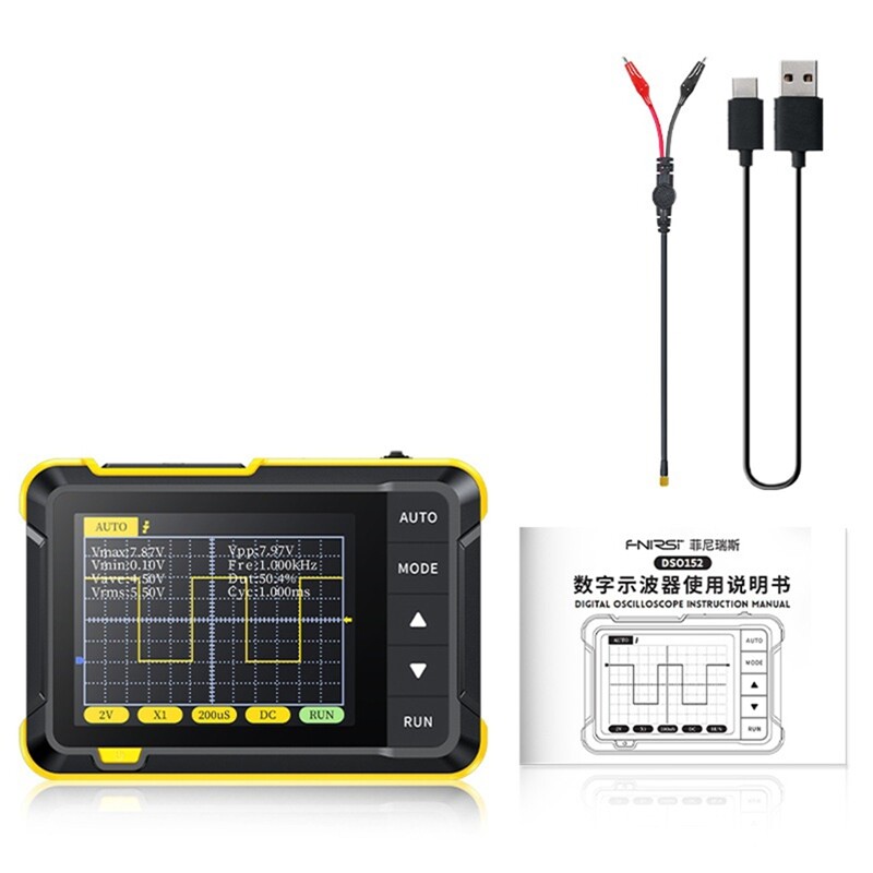 2X( Oscilloscope 152 Handheld Portable Digital Oscilloscope ...