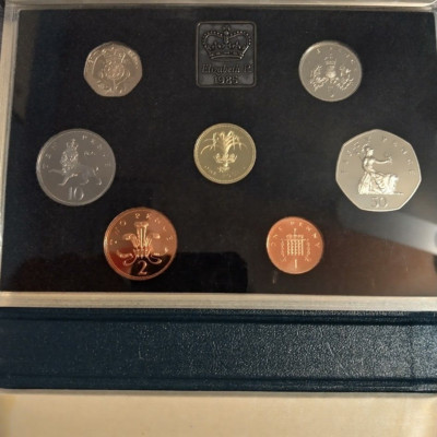 1985 UK Royal Mint Proof Coin Collection 7 Coin Set Great Britain | eBay