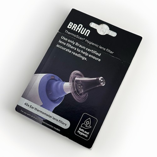 Braun Replacement Thermoscan Hygienic Lens Filters - 40 Pieces Ear New ...
