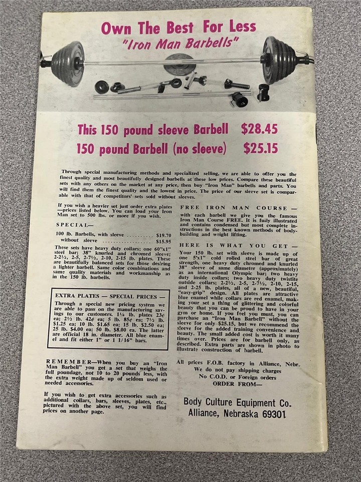 IRONMAN bodybuilding muscle magazine ELMO SANTIAGO/Steve Reeves 3-66 | eBay