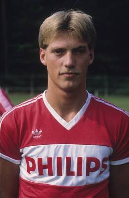 Addick Koot During The Team Presentation At Eindhoven 1985 OLD FOOTBALL ...