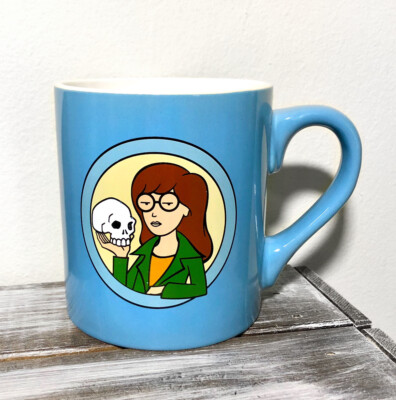 NEW Daria Sarcasm Coffee Mug Cup Light Blue 90s Y2K | eBay