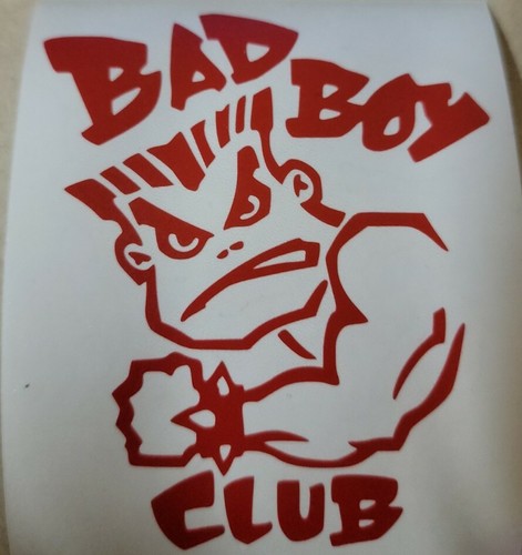 Bad Boy Decal Red Window sticker JDM Car RV ATV Truck Funny Outdoor ...