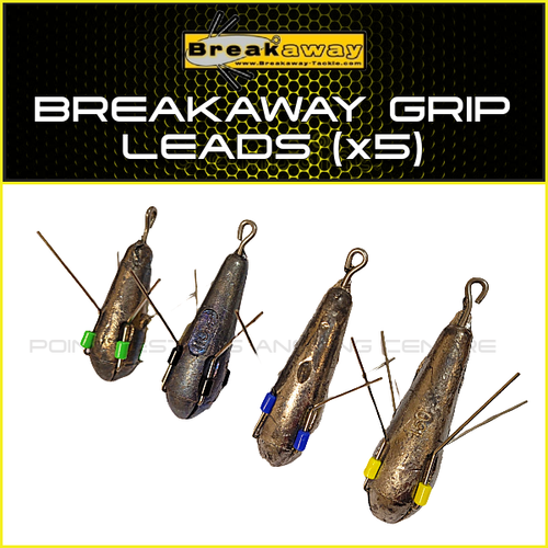 BREAKAWAY GRIP LEADS - ALL SIZES (x5) - NEW - SEA FISHING WEIGHTS | eBay UK