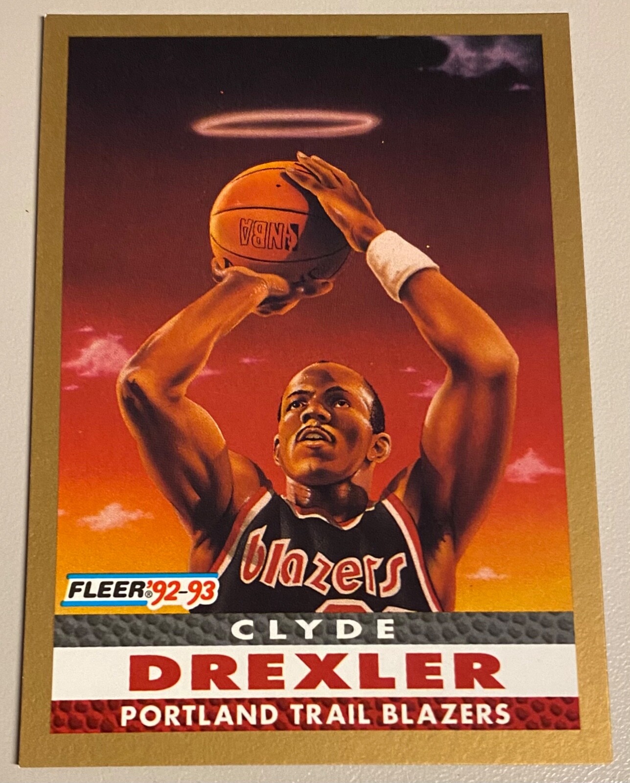 1992-93 Fleer - Clyde Drexler "Heavenly Body" #250 Portland ...