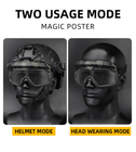 Tactical Airsoft Goggles Windproof Anti Fog CS Combat Eye Protection ...