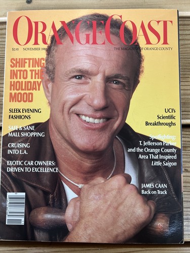 orange coast magazine November 1988 James Caan Cover | eBay
