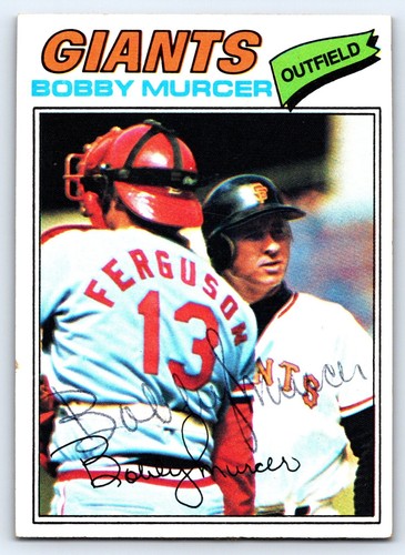 Bobby Murcer autographed Baseball Card San Francisco Giants 1977 Topps ...