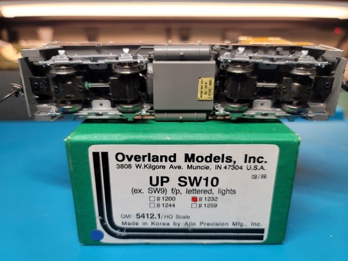 HO Scale Brass Overland UP SW10 f/ptd | eBay