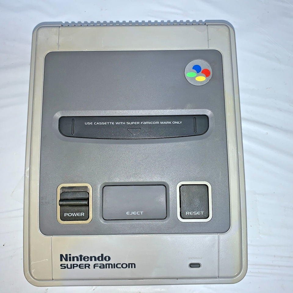 1chip 02 Nintendo Super Famicom Console Controller x2 SNES Japan ver ...