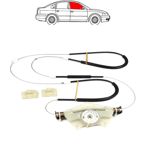 Window Regulator Repair Kit Clips VW Passat Front Right B5 3B1837461 | eBay