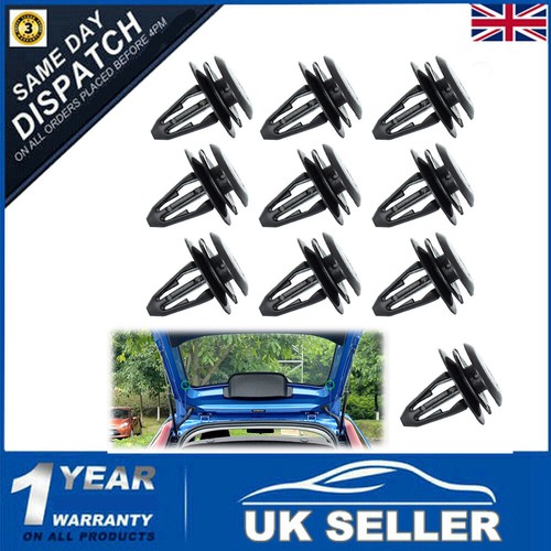 10x For MG ZS 17- MG3 18- Boot Load Cover Parcel Clips Holder Shelf ...