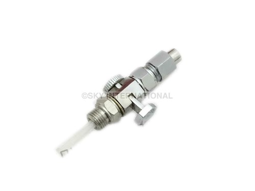 1/4" Push Pull Fuel Tap Assembly For Bsa Norton Triumph Brass Chrome | eBay