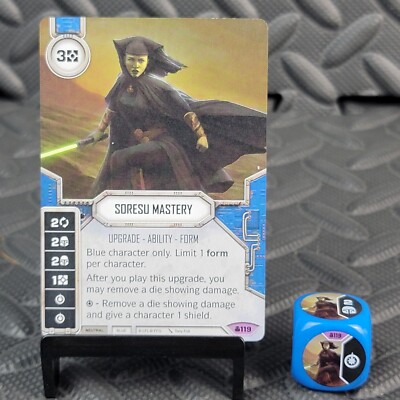 Star Wars Destiny - Convergence - Soresu Mastery - w/Die | eBay
