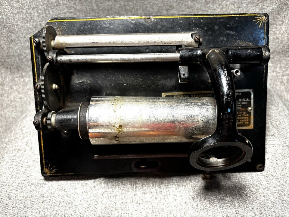Antique Edison Standard Phonograph Thomas A Edison Cylinder Record ...