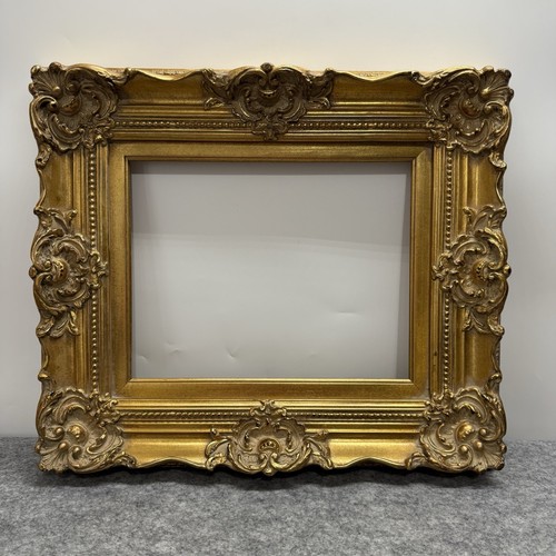 Antique Ornate Gilt Wood Picture Frame Baroque Rococo Style Gold Leaf ...