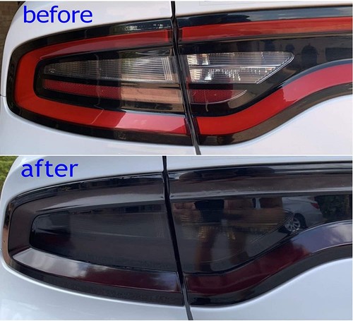 For 2015-2022 DODGE CHARGER Tail Light Rear Dark Decal PreCut Tint ...