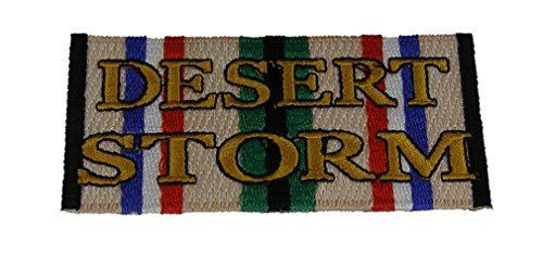 DESERT STORM SERVICE RIBBON PATCH ODS GULF WAR VETERAN IRAQ KUWAIT ...