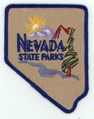 NEVADA NV STATE PARKS NICE STATE SHAPED SHOULDER PATCH POLICE SHERIFF ...