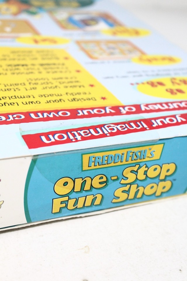 Freddi Fish's One-Stop Fun Shop - Win/MAC CD-Rom - Big Box - New Sealed ...