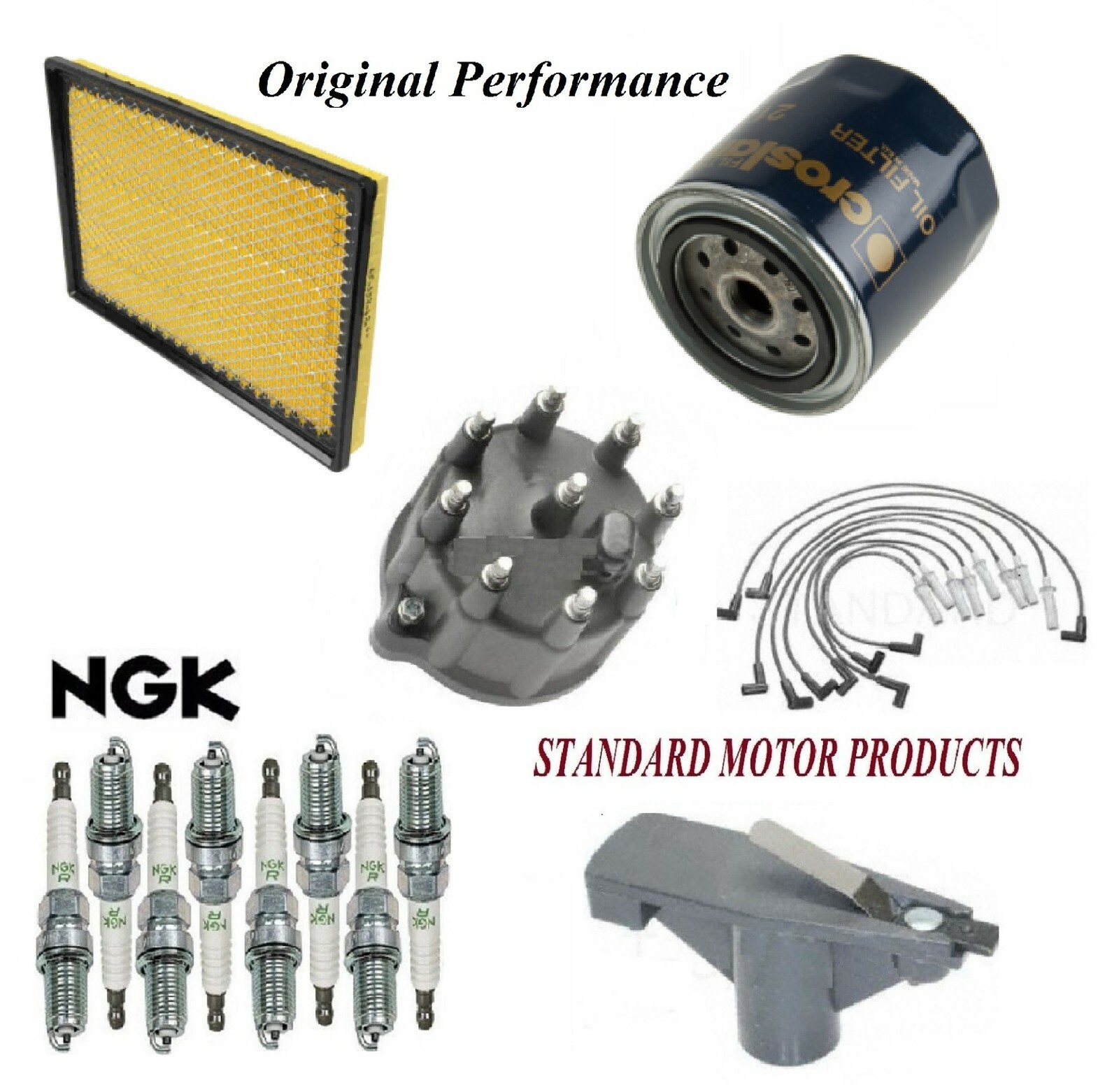 Tune Up Kit Air Oil Filters Wire Plugs For DODGE RAM 1500 V8; 5.9L 2002 ...