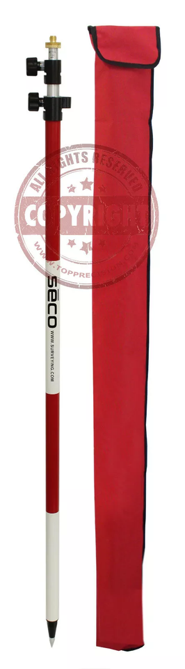 SECO TLV TWIST LOCK PRISM POLE ROD, TOPCON, SOKKIA, TRIMBLE, SURVEYING ...